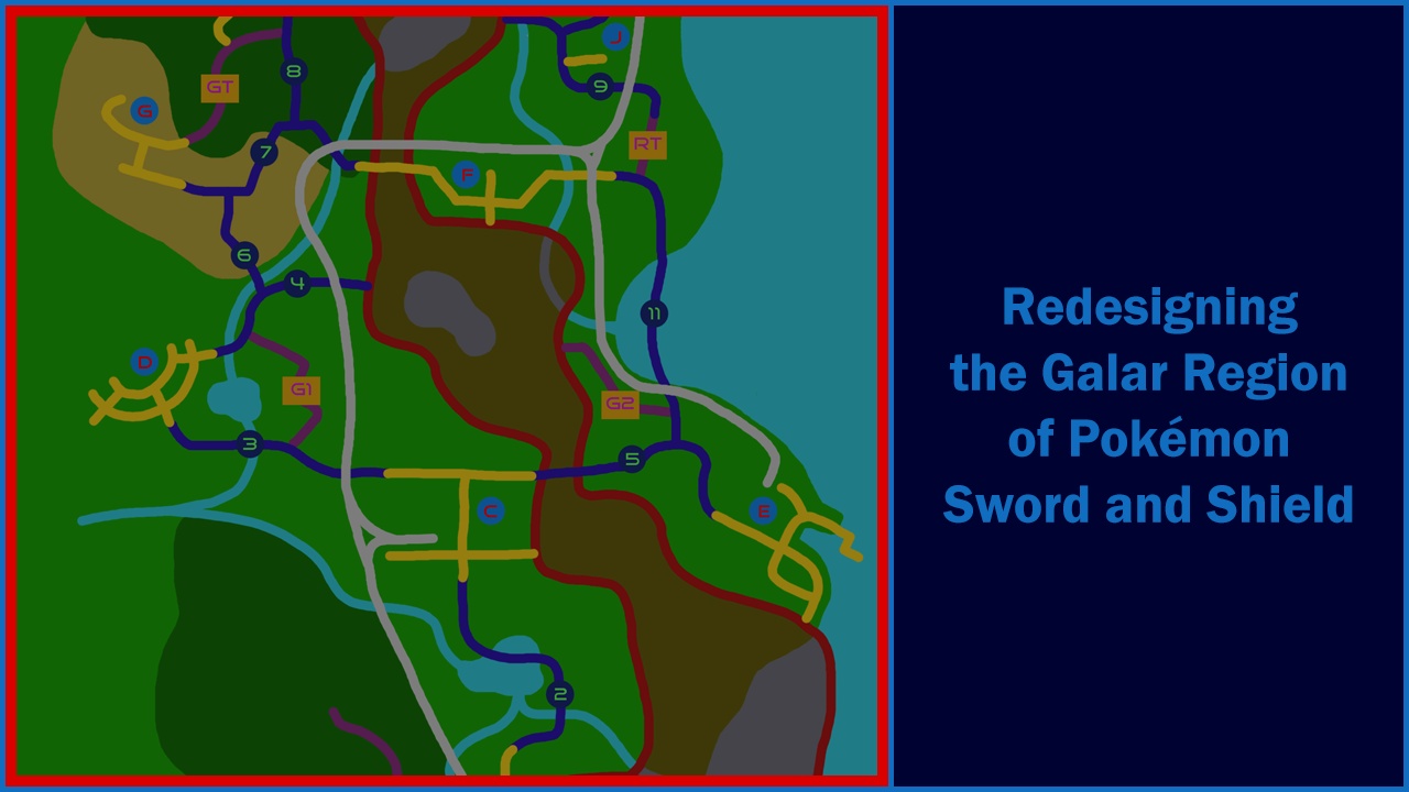 Redesigning the Galar Region of Pokémon Sword and Shield - DarkRula Media
