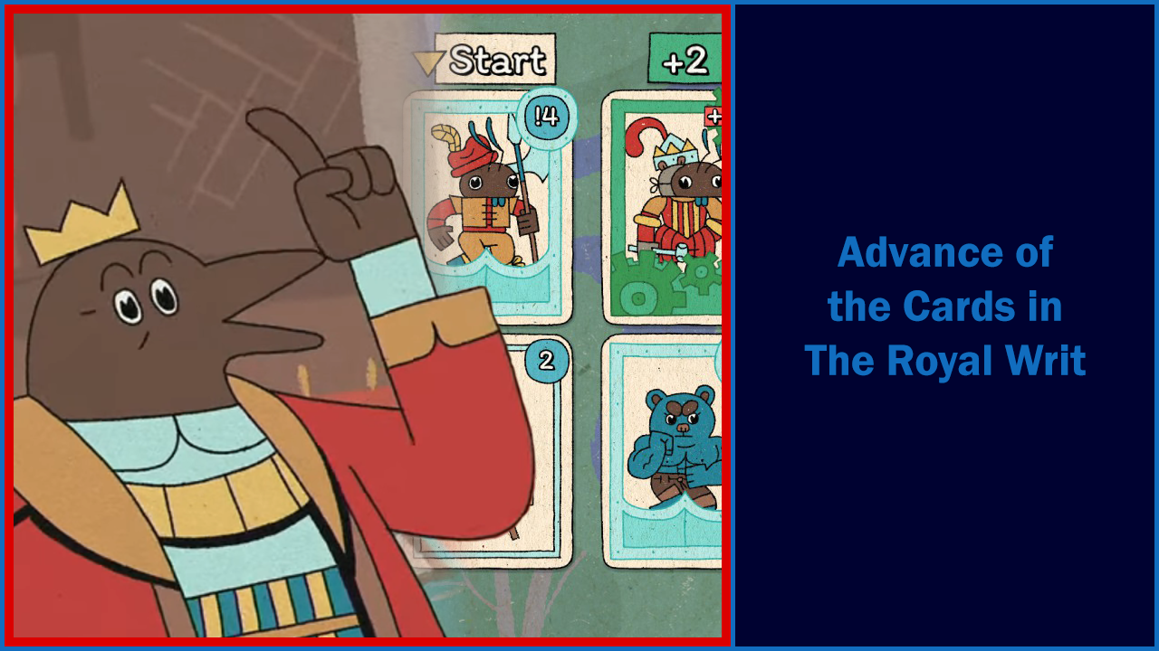 Advance of the Cards in The Royal Writ - DarkRula Media